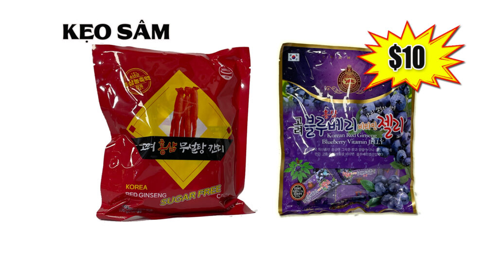 Kẹo Sâm Hàn Quốc (Sugar Free) - 10 Gói $90 - Tan Tu Quynh
